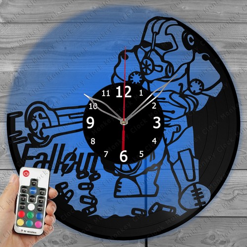 LED Vinyl Clock FallOut Light Vinyl Record Wall Clock Decor Home 5333 ...