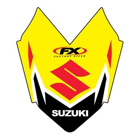 Factory FX Front Fender Sticker for Suzuki RMZ450 2008-2018 (11-30424 ...