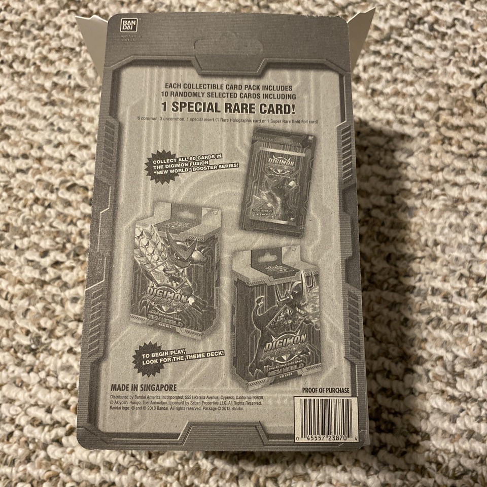 Digimon Fusion New World Blister Booster Pack NEW TCG CCG Collectible ...