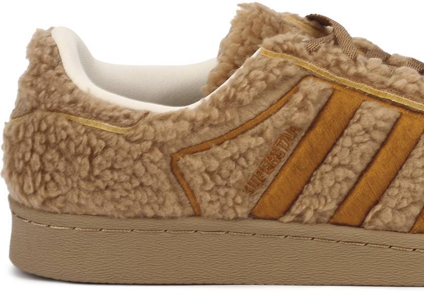 adidas Superstar Concha Chocolate Fuzzy Sherpa Sneakers Originals Shoes ...