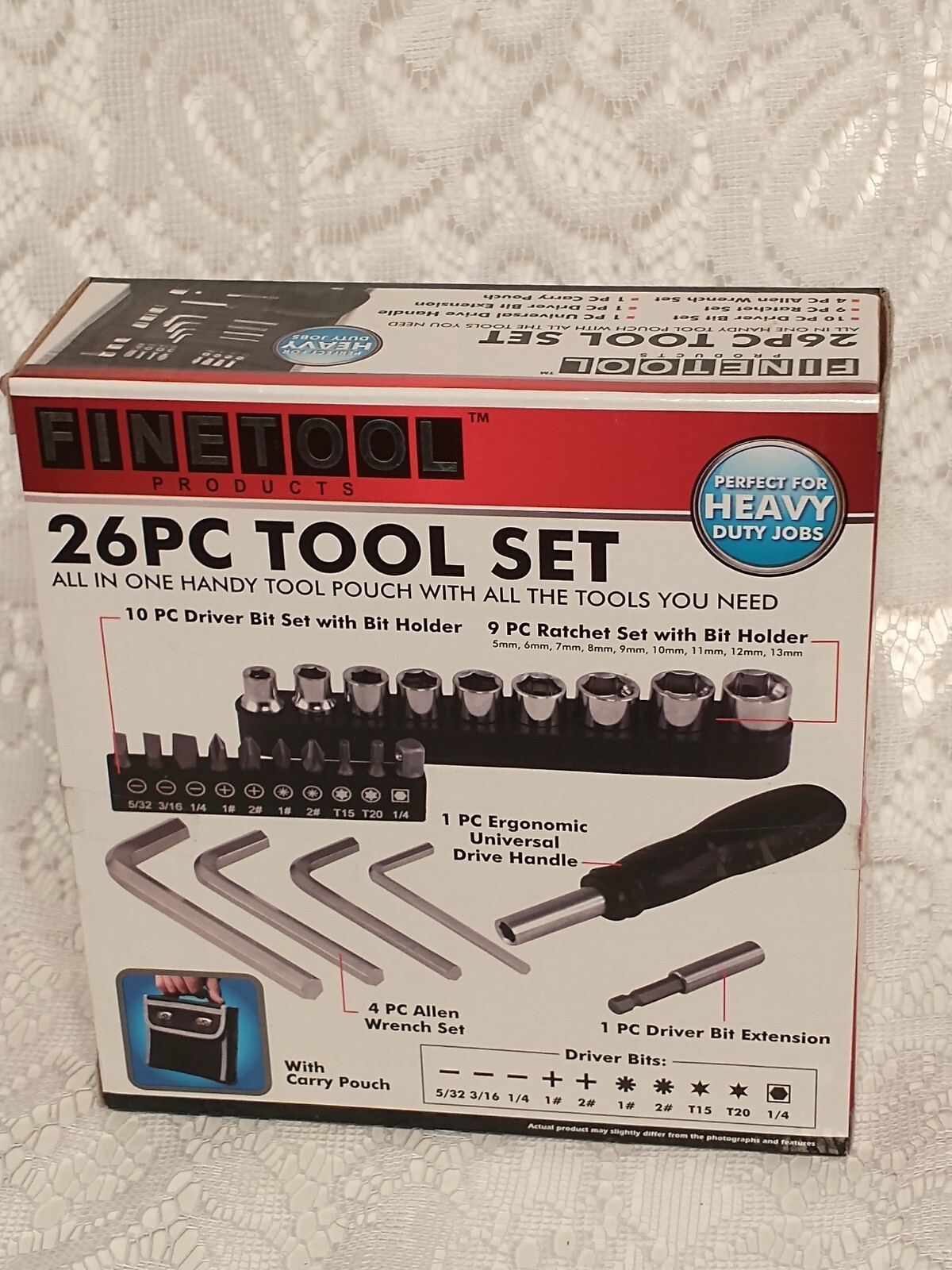 Finetool Products 26 Piece Tool Set tblxs3 | eBay