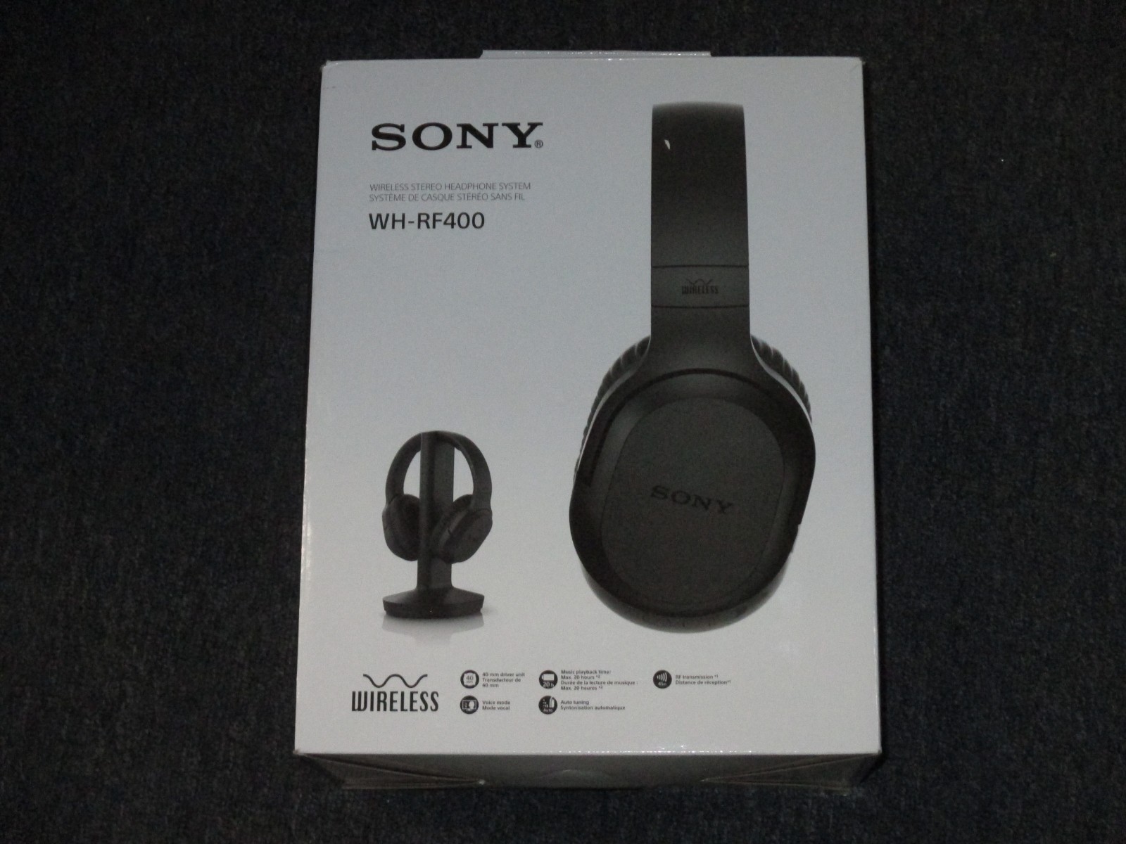 MINT!! SONY WH-RF400 HOME THEATER WIRELESS HEADPHONE SYSTEM MINT!! | eBay