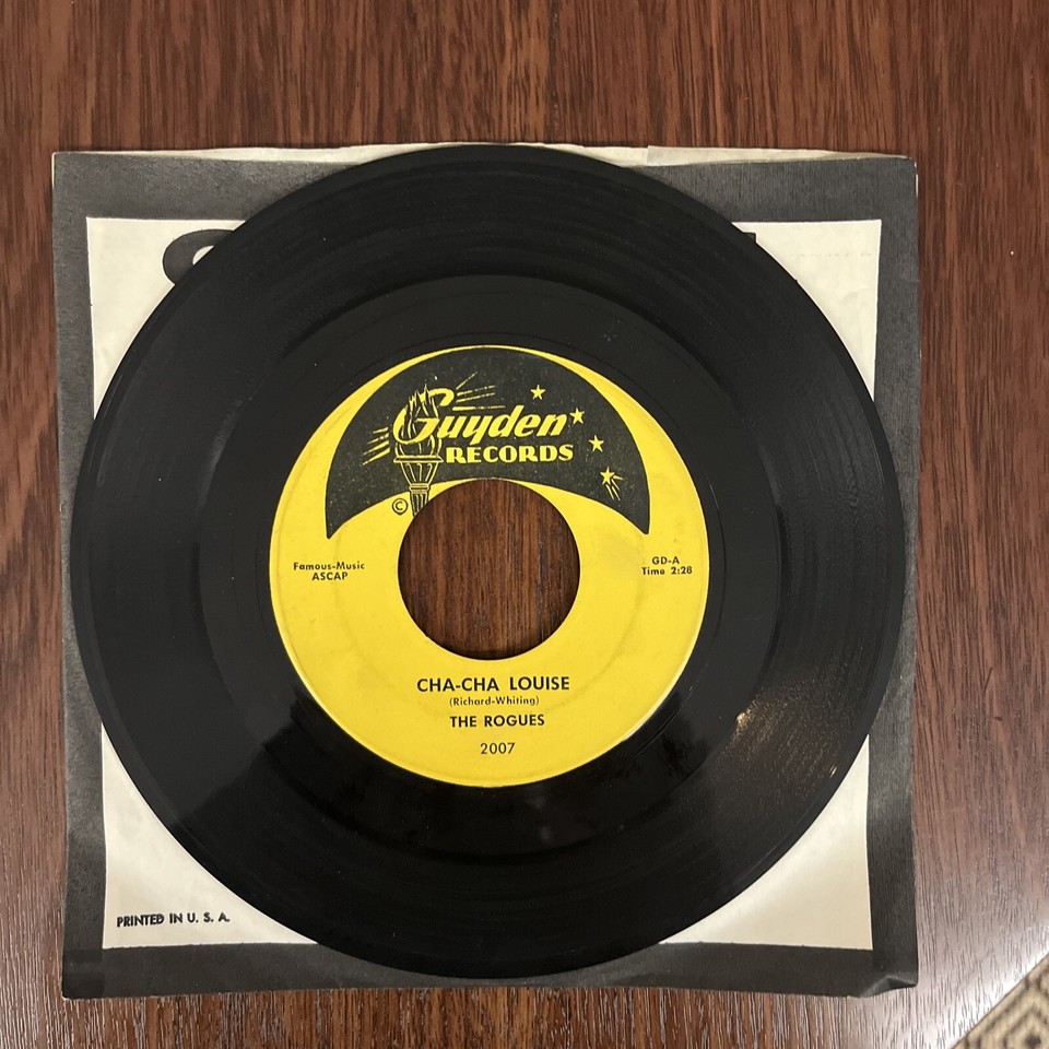 The Rogues Cha-Cha Louise & Lullaby Rock Guyden Records 2007 VG 1959 ...