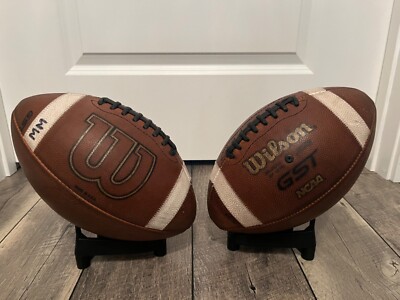 Wilson 1003 GST Footballs NFHS/NCAA Leather Football 263881267980 | eBay