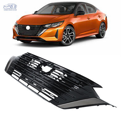 Plastic Black 62310-6LY2A Front Upper Grille Fit For Nissan Sentra SR ...