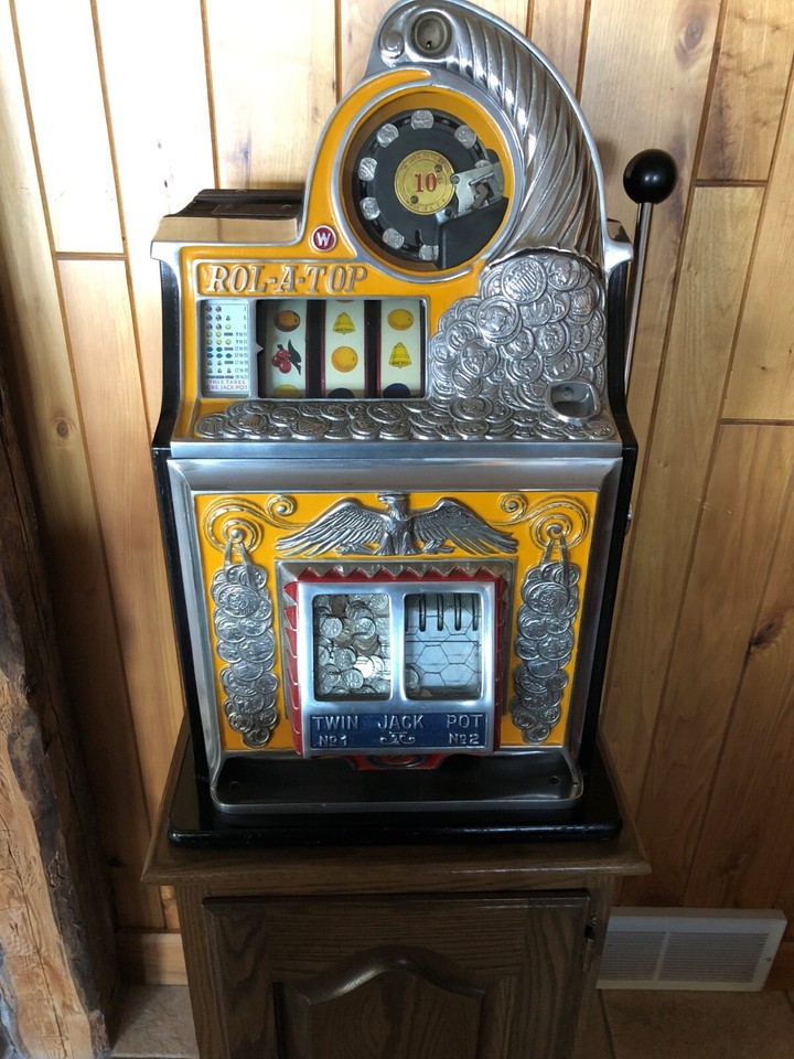 Watling Dime Rol O Top Slot Machine - Twin Front Jackpot - In Mint ...