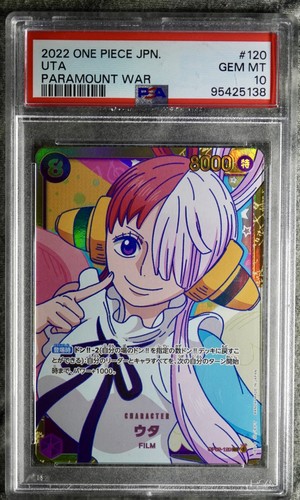 2023 One Piece Japanese Paramount War Uta #OP02-120 PSA 10 | eBay