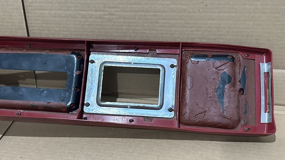 OEM 1974-1978 Ford Mustang II Center Console RED | eBay
