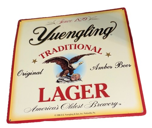 Vintage Yuengling Traditional Lager Beer Bar Pub Metal Advertisement ...