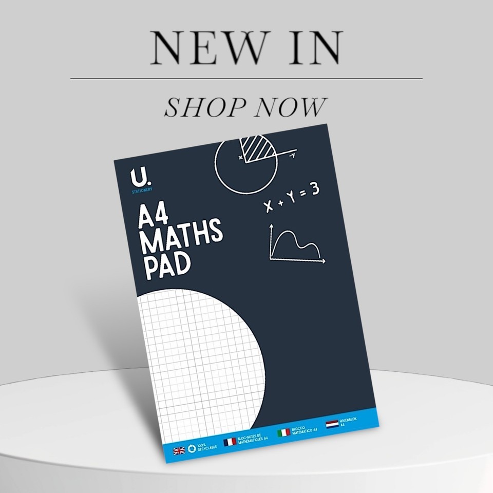 Maths Paper Math Pad School Grid Page Squared Notepad Graph Single Book ...