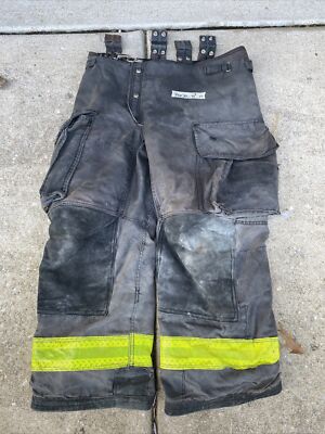 Firefighter Janesville Lion Apparel Turnout Bunker Pants 36 X 30 2012 ...