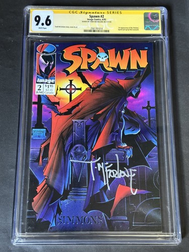 Todd McFarlane Signed Spawn #2 Image 1992 AUTO CGC 9.6 | eBay