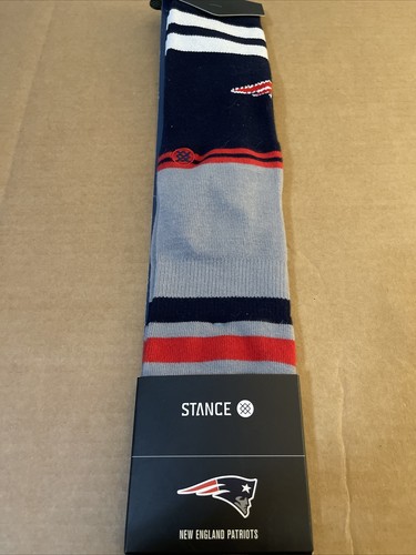 Stance Mens New England Patriots Sideline Crew Socks NFL Football Size ...