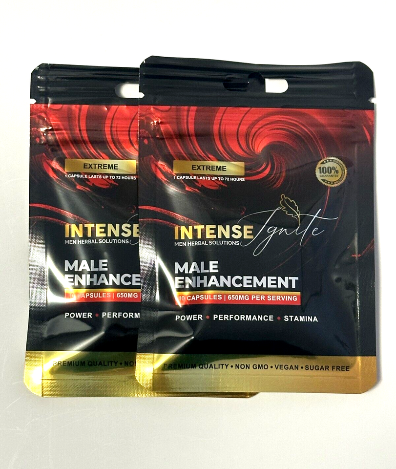 Intense'Ignite Fast Acting Male Performance Supplement-20Pills | 650mg ...