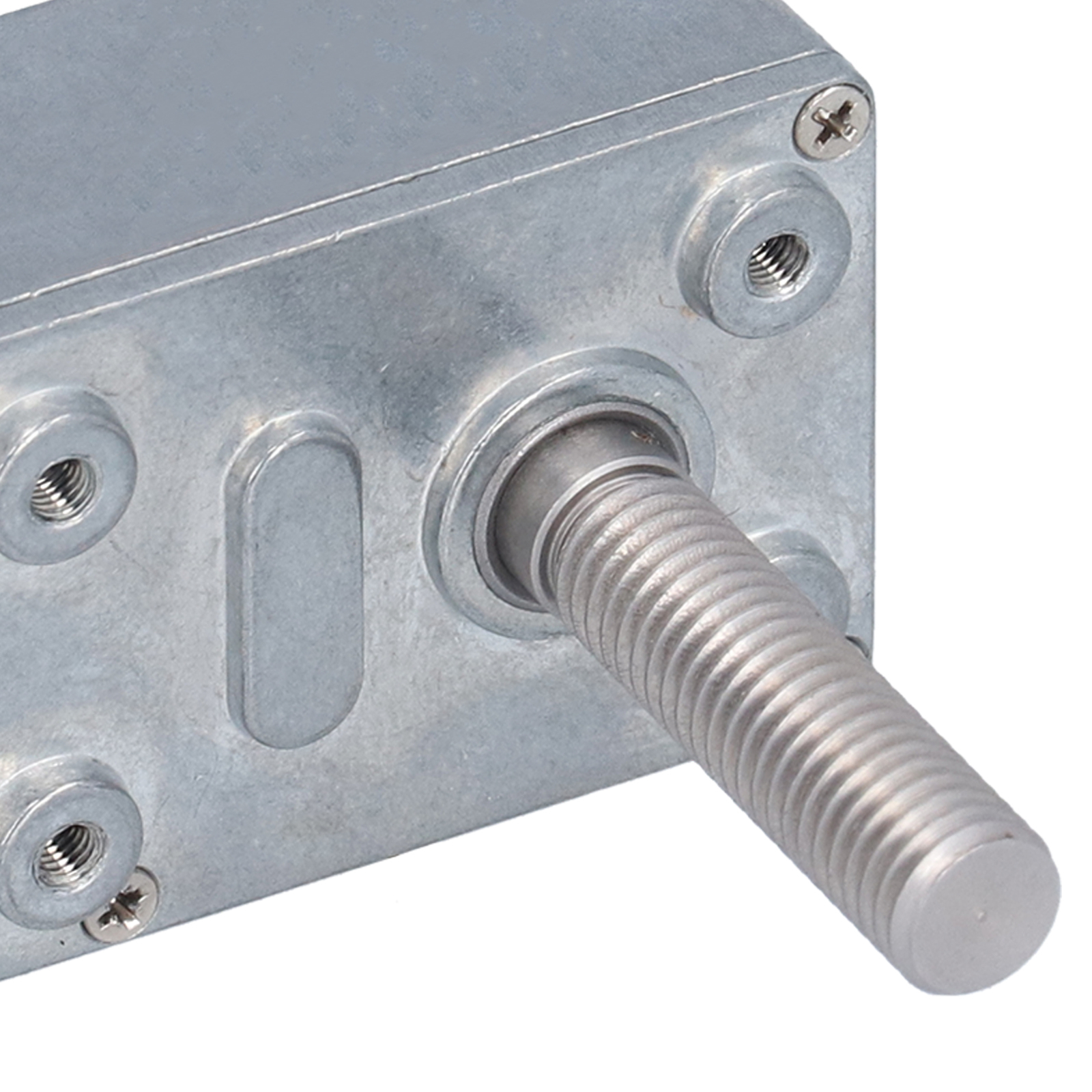 JGY370 Threaded Shaft Motor M8 SelfLocking Motor Shaft 33mm DC24V 23RPM ...