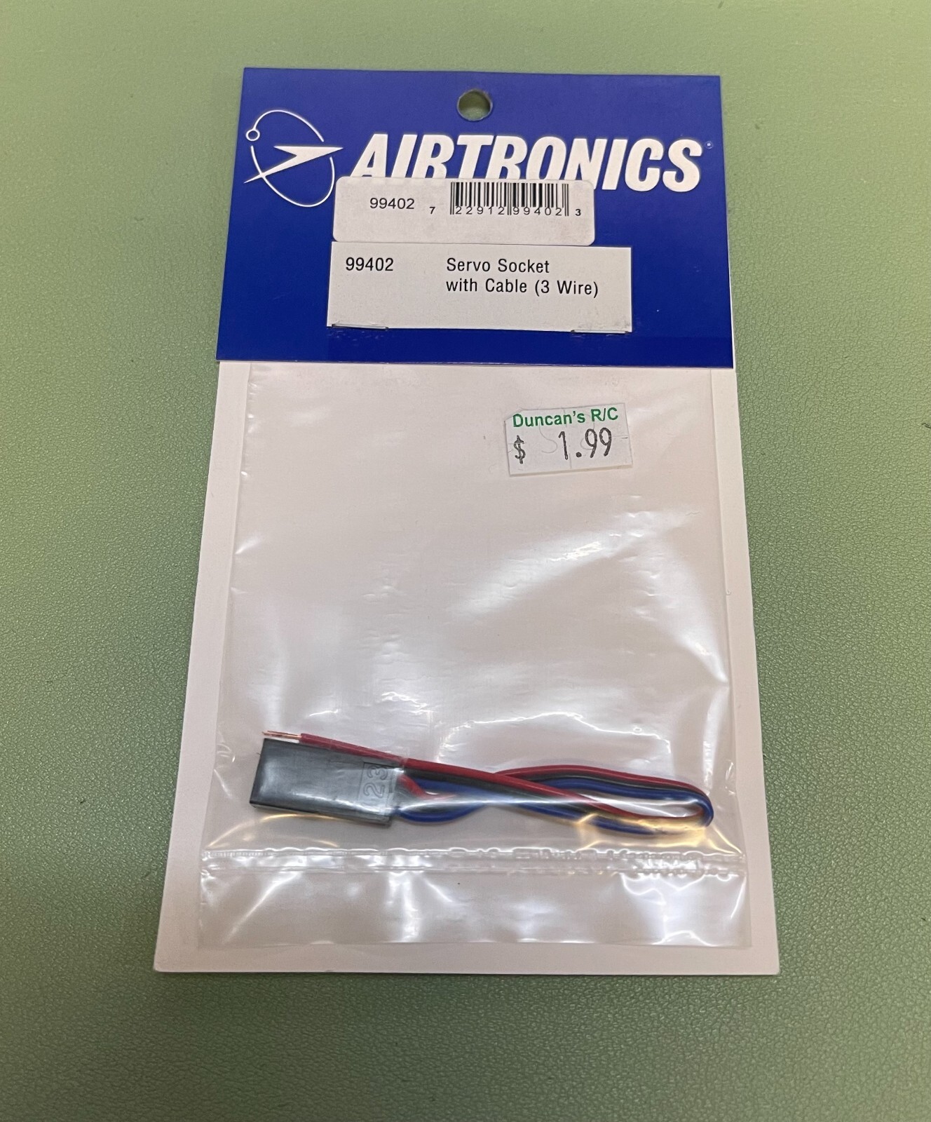 Airtronics 99402 Servo Socket with Cable 3 Wire | eBay