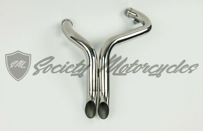 LAF 1.75" Harley Davidson Drag Pipes Dyna Sportster 883 1200 Exhaust HD ...