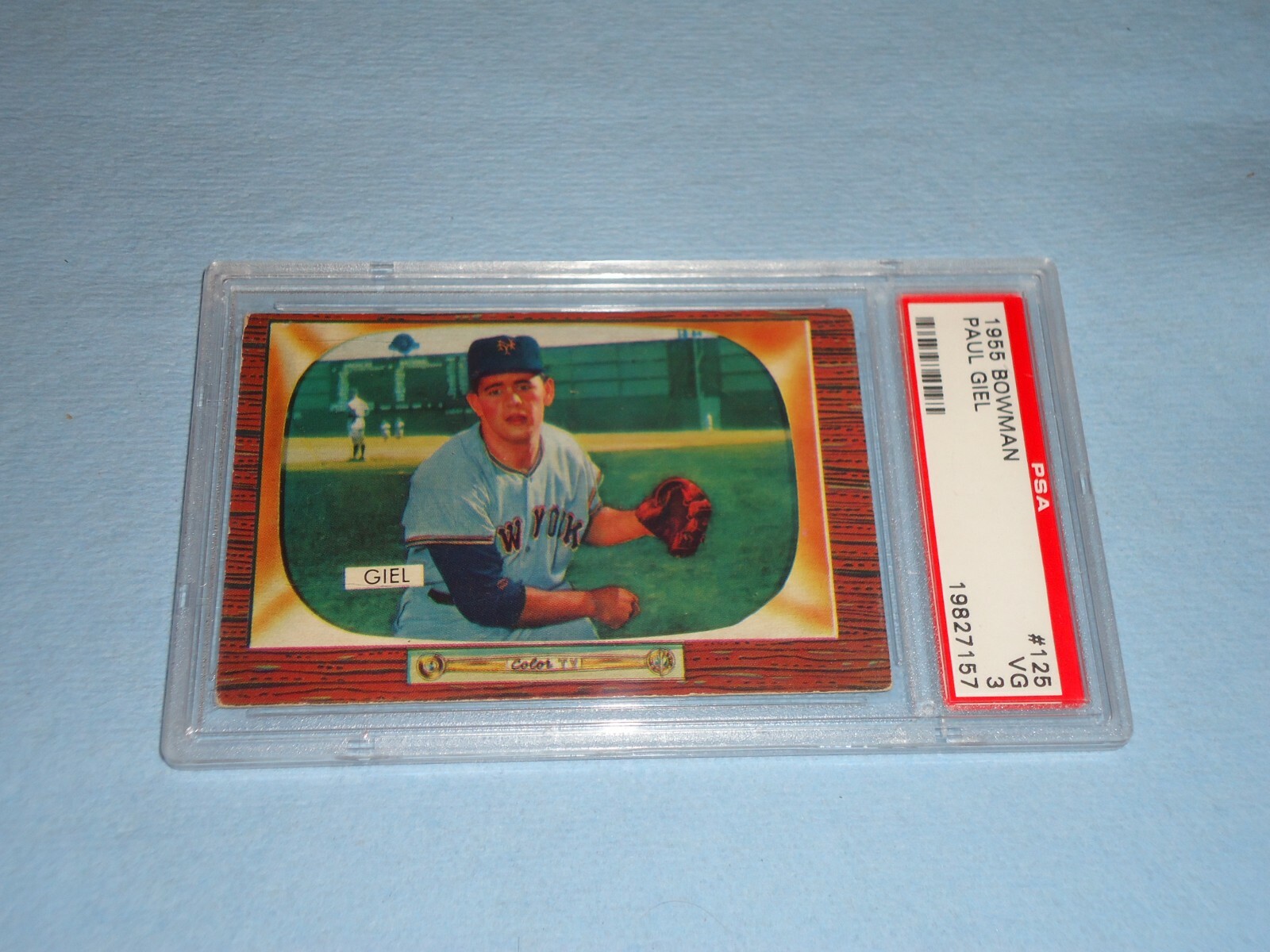 1955 Bowman - #125 Paul Giel (RC) for sale online | eBay