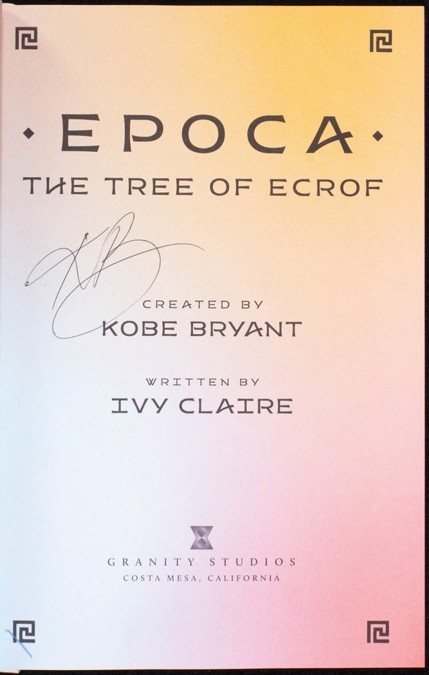 KOBE BRYANT RARE SIGNED AUTO AUTOGRAPH 2019 EPOCA BOOK PSA/DNA + UDA ...
