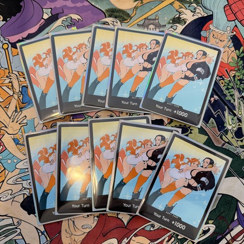Custom Nami & Nico Robin Waifu 10x DON!! Playset - One Piece Card Game ...
