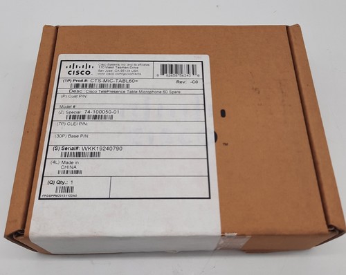 Cisco Telepresence Table Microphone 60 CTS-MIC-TABL60 74-100050-01 SX ...