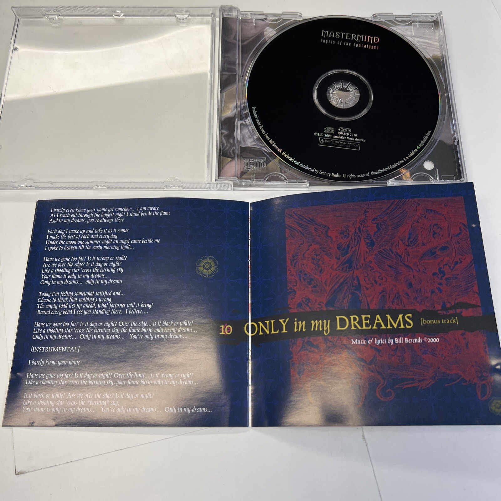 Angels of The Apocalypse by Mastermind (CD, Jan-2000, Inside Out Music ...