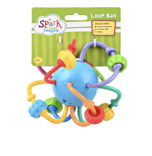 Spark create imagine loop ball 6m & up encourages sensory development ...