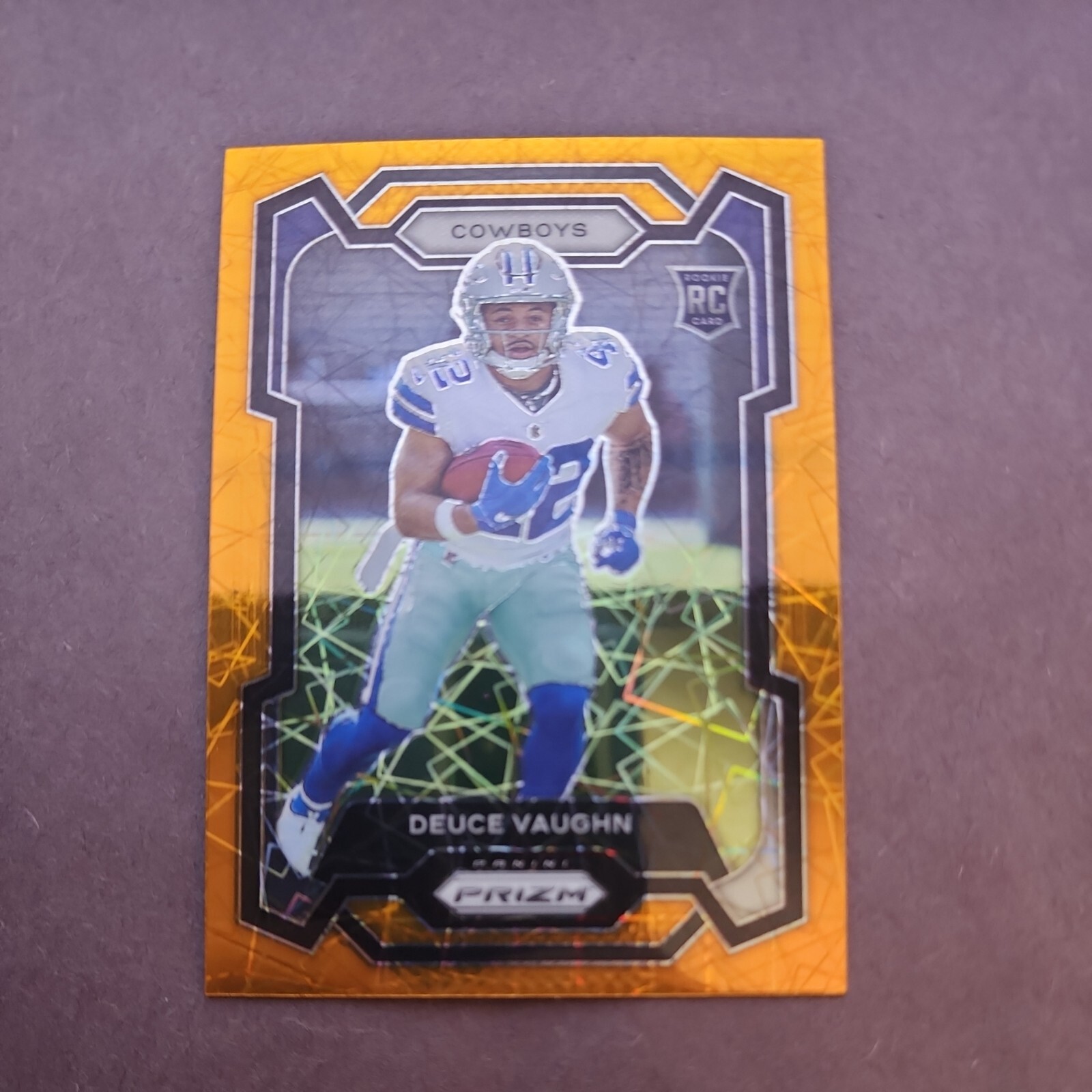 2023 Prizm Orange Laser Deuce Vaughn RC | eBay