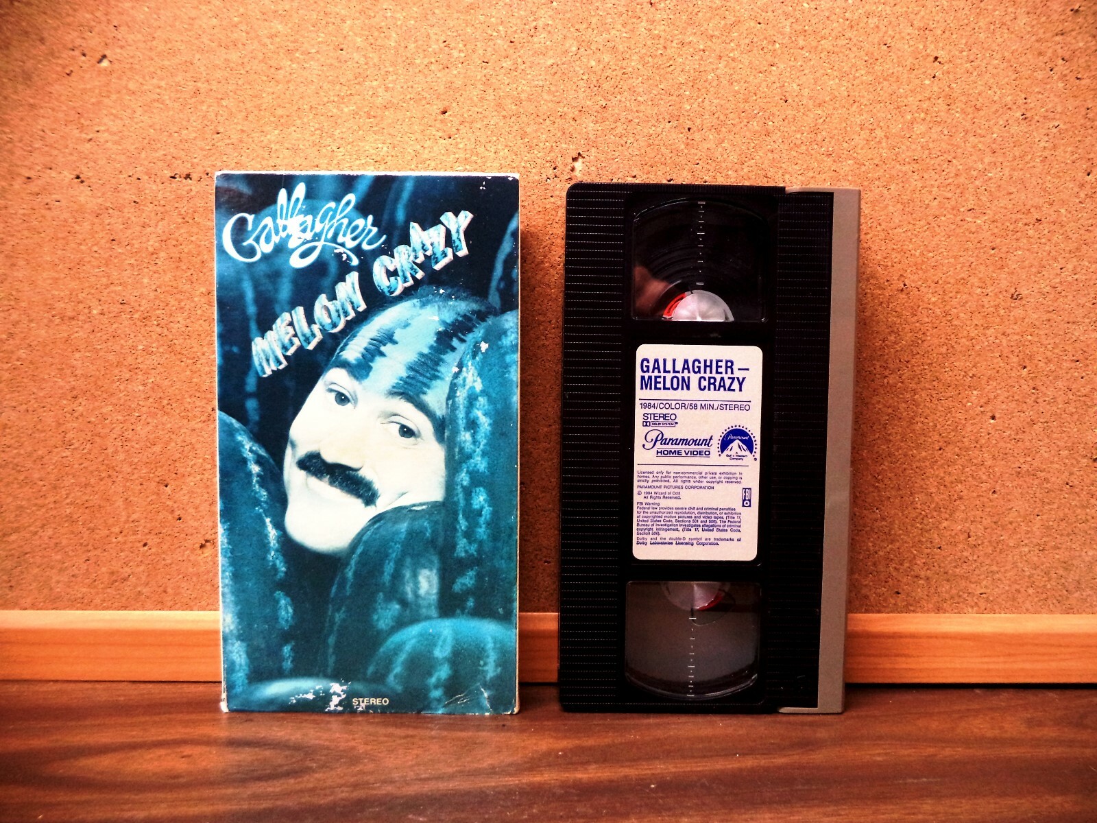 GALLAGHER, MELON CRAZY (VHS 1985) stand-up comedy using melons as props ...