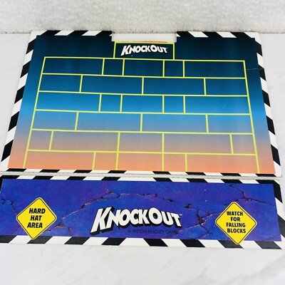 KNOCKOUT Board Game Wall Setup Guide Board Milton Bradley Replacement ...