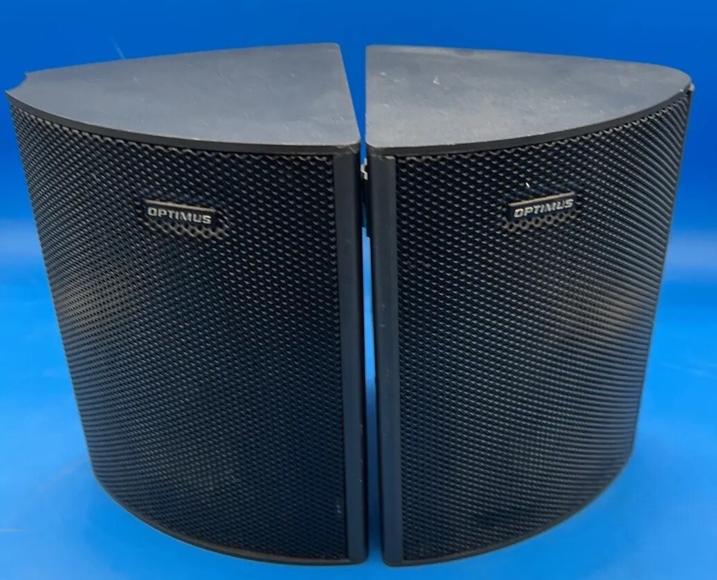 OPTIMUS 40-4055 Triangle Reflecting Full Range Speakers Tested ...