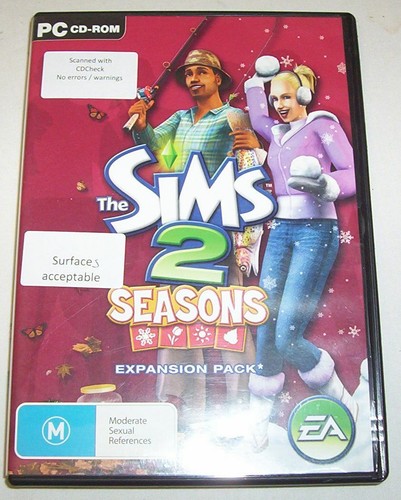 The Sims 2 Seasons Expansion Pack CD set for PC (standard thin case ...