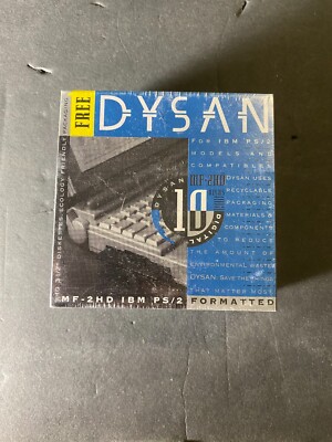 DYSAN MF- 2HD IBM PS/2 FORMATTED DISKETTES | eBay