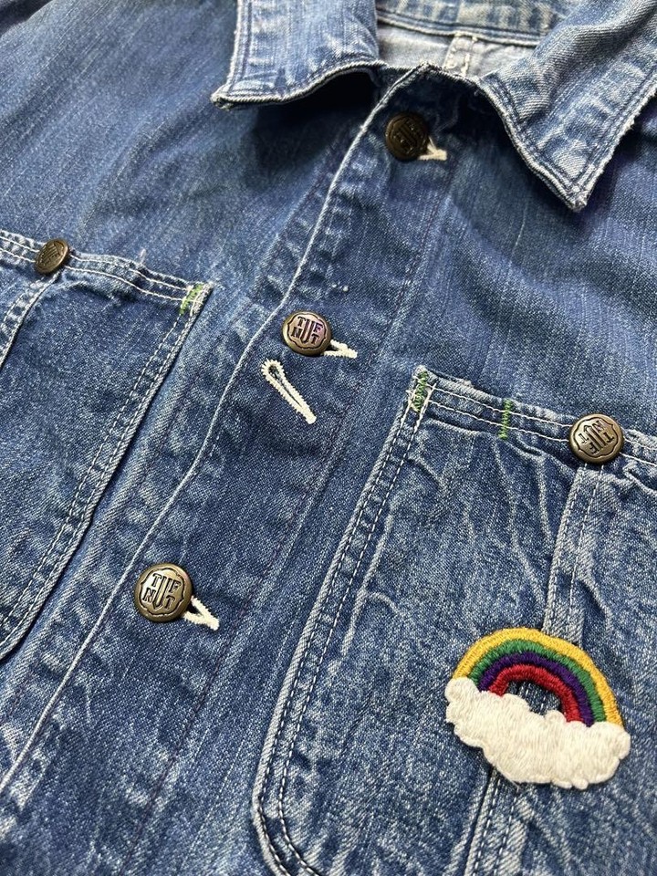 Vintage 1950s Tuf Nut Engineer Jacket G-Jean Denim Jacket Outer Mens ...