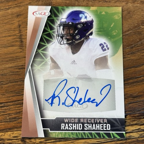 Rashid Shaheed 2022 SAGE BRONZE Rookie Auto Autograph Card #A-RS Short ...