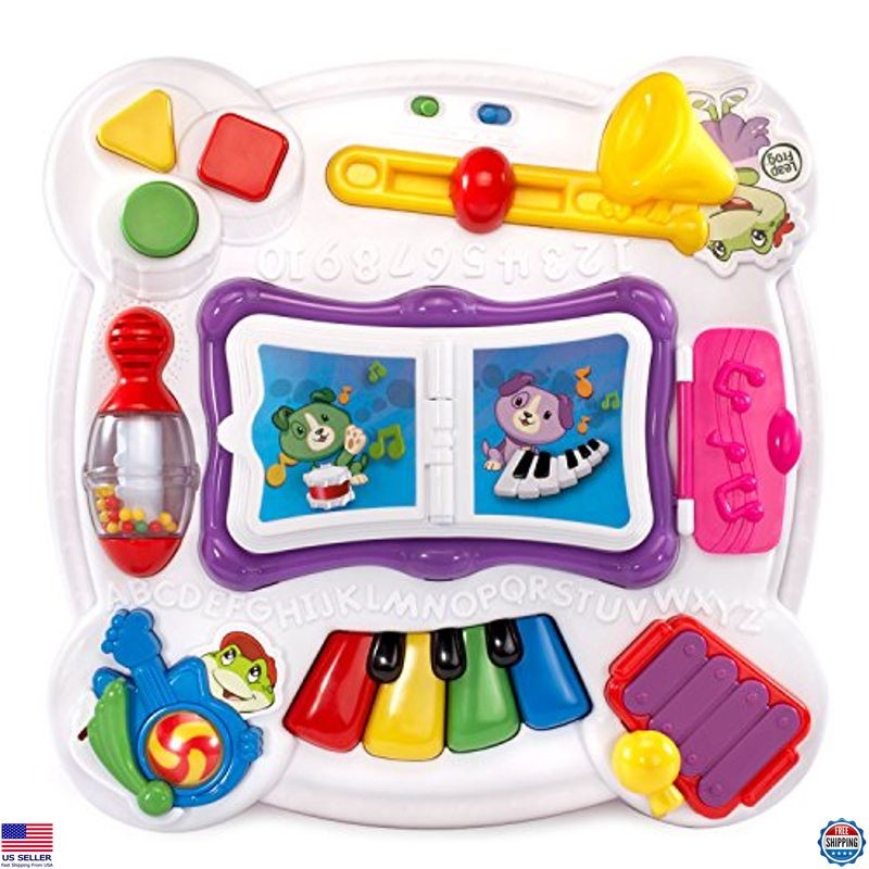 LeapFrog Learn and Groove Musical Table, Pink, Interactive Toy with Fun ...