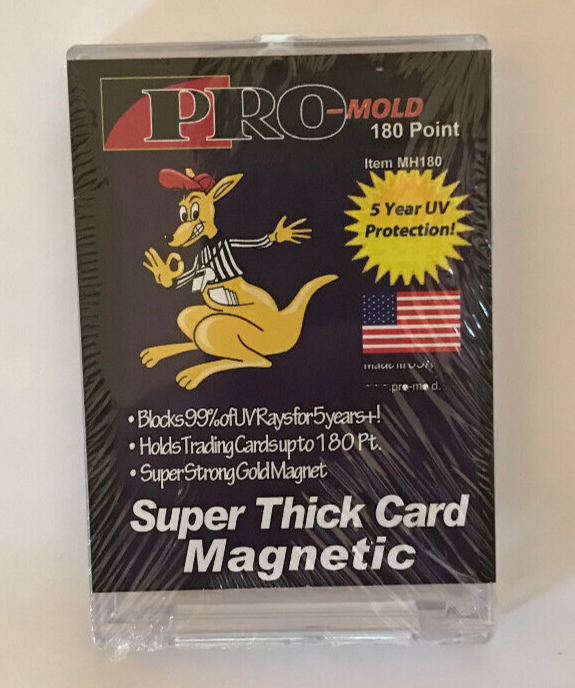 4 Boxes of 15 Pro-Mold MH4UV5 Magnetic 180pt Thick Baseball Trading ...