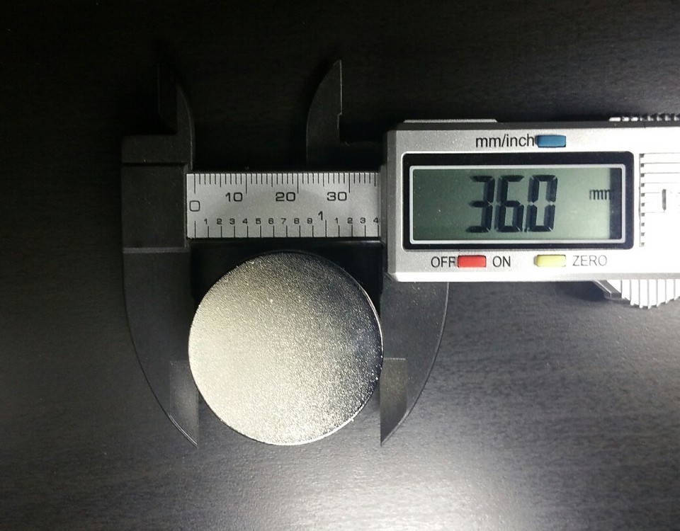 One (1) Large Neodymium N52 Cylinder Magnet Super Strong Rare Earth ...