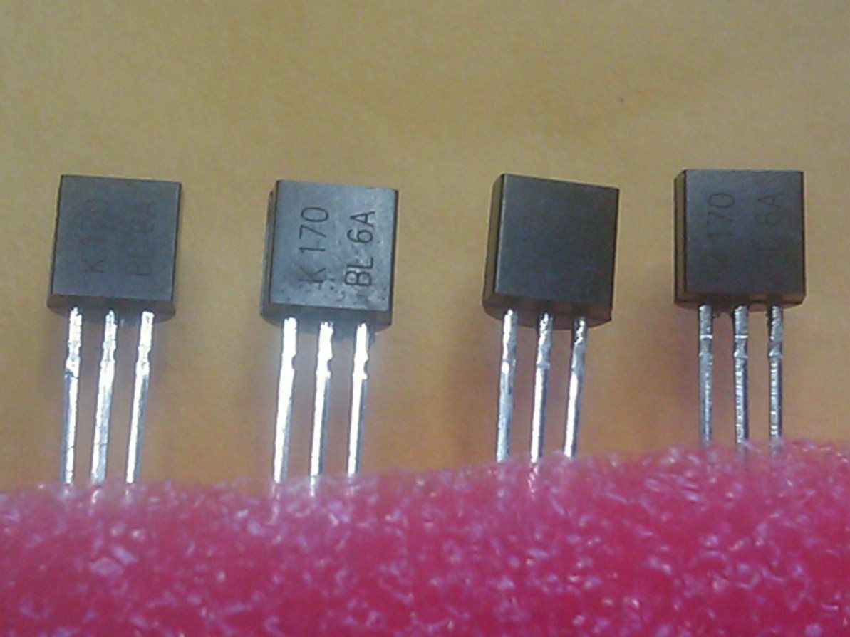 Quad 2SK170BL ( 4 pcs 2SK170 BL ) Idss matched. Low noise preamp TO-92 ...