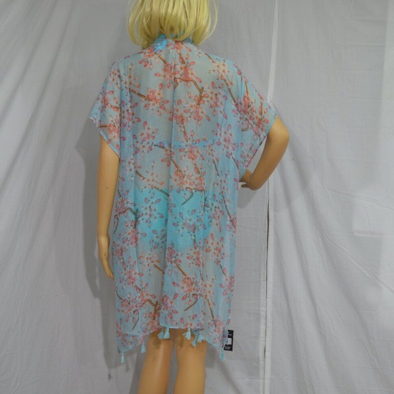 NWOT gauze floral cool lightweight beach pool cover up OSFM | eBay