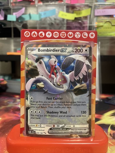 Pokémon TCG Bombirdier EX Paradox Rift 156/182 Holo Double Rare for ...