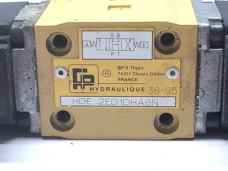 FP Hydraulique HDE 2ED1DHA6N Directional Control Valve Positioning ...