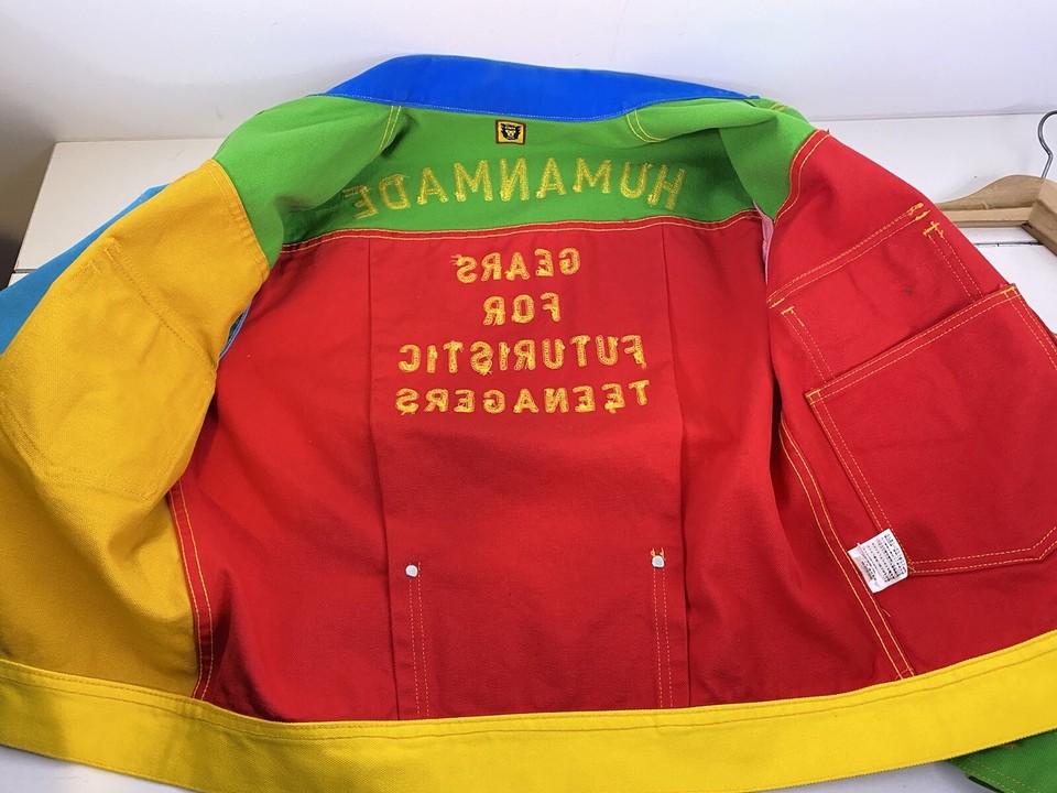 HUMAN MADE CRAZY PATCHWORK DENIM JACKET SIZE MEDIUM NIGO RARE | eBay