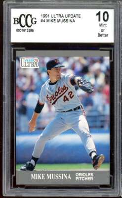 Mike Mussina Rookie Card 1991 Ultra Update #4 BGS BCCG 10 | eBay