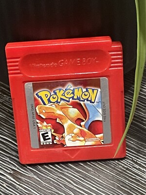 Authentic Pokemon Red Version (Game Boy, 1998) Tested Works 45496730734 ...