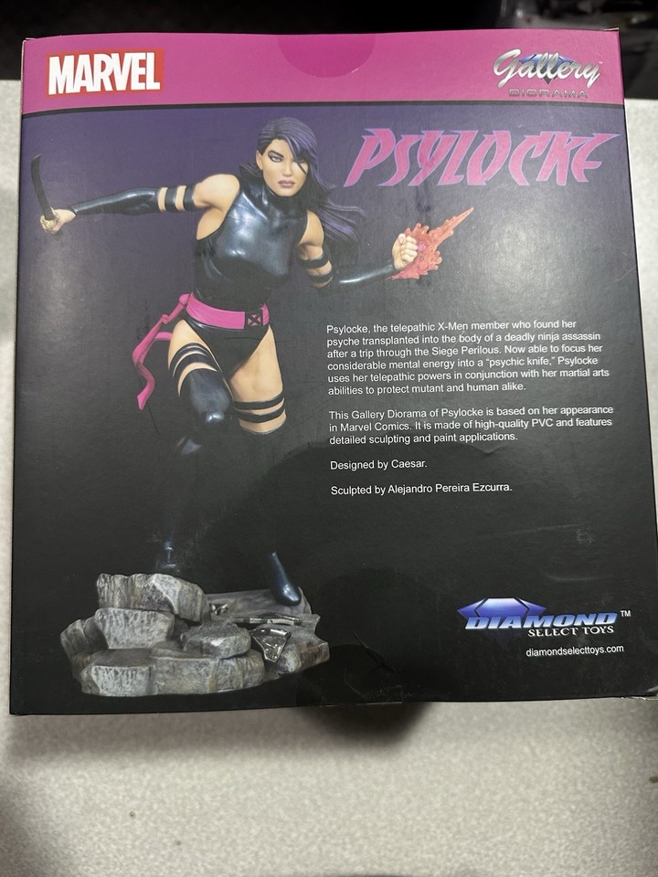 Psylocke X-Men Marvel Diamond Gallery Statue | eBay