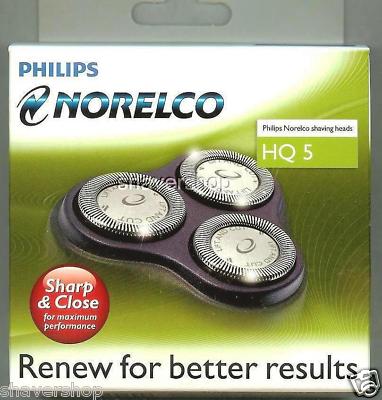 NEW PHILIPS NORELCO HQ5 REFLEX Shaver HQ 5 Razor HEADS | eBay