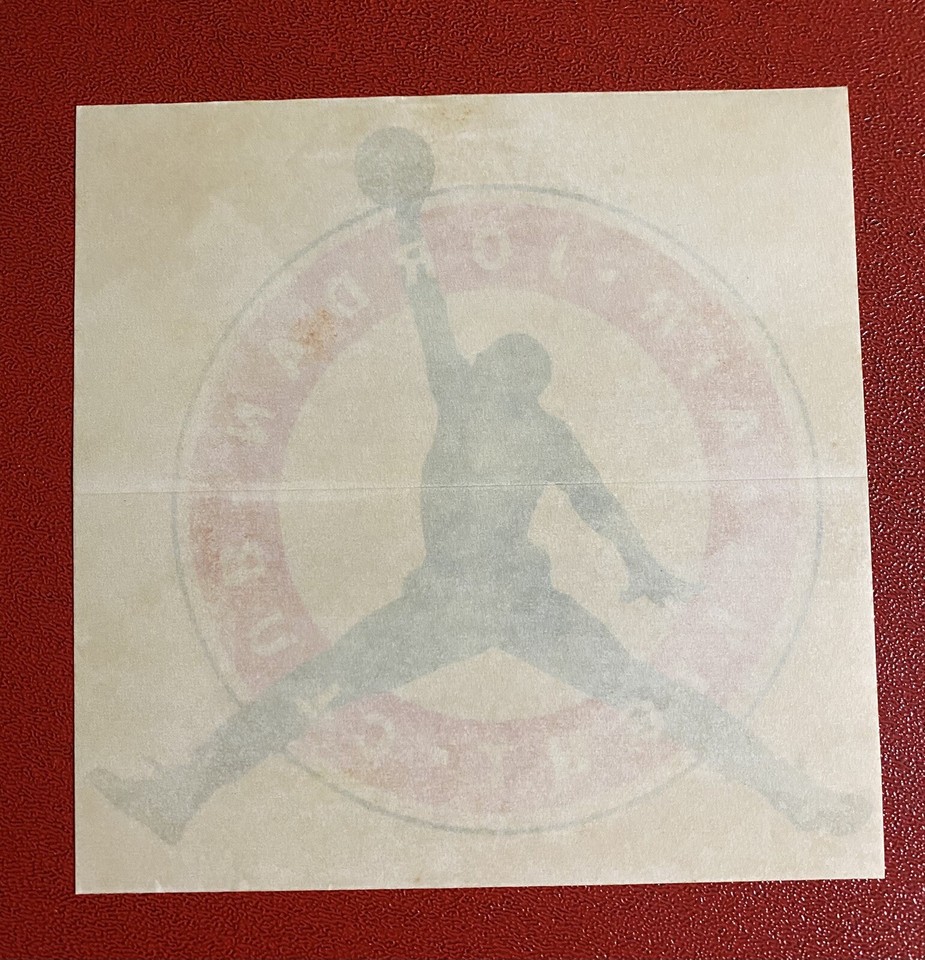 Vintage Org Nike Air Jordan Flight Club Nike Sticker Unused W/Black ...