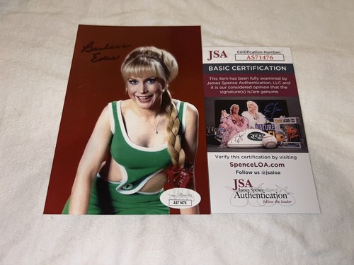 Barbara Eden Signed 4x6 Photo I Dream Of Jeannie Beautiful JSA Auth #2 ...