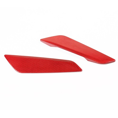 Red Real Carbon Carbon Fiber Fender Vent Trim Fit For BMW 5 Series G30 ...